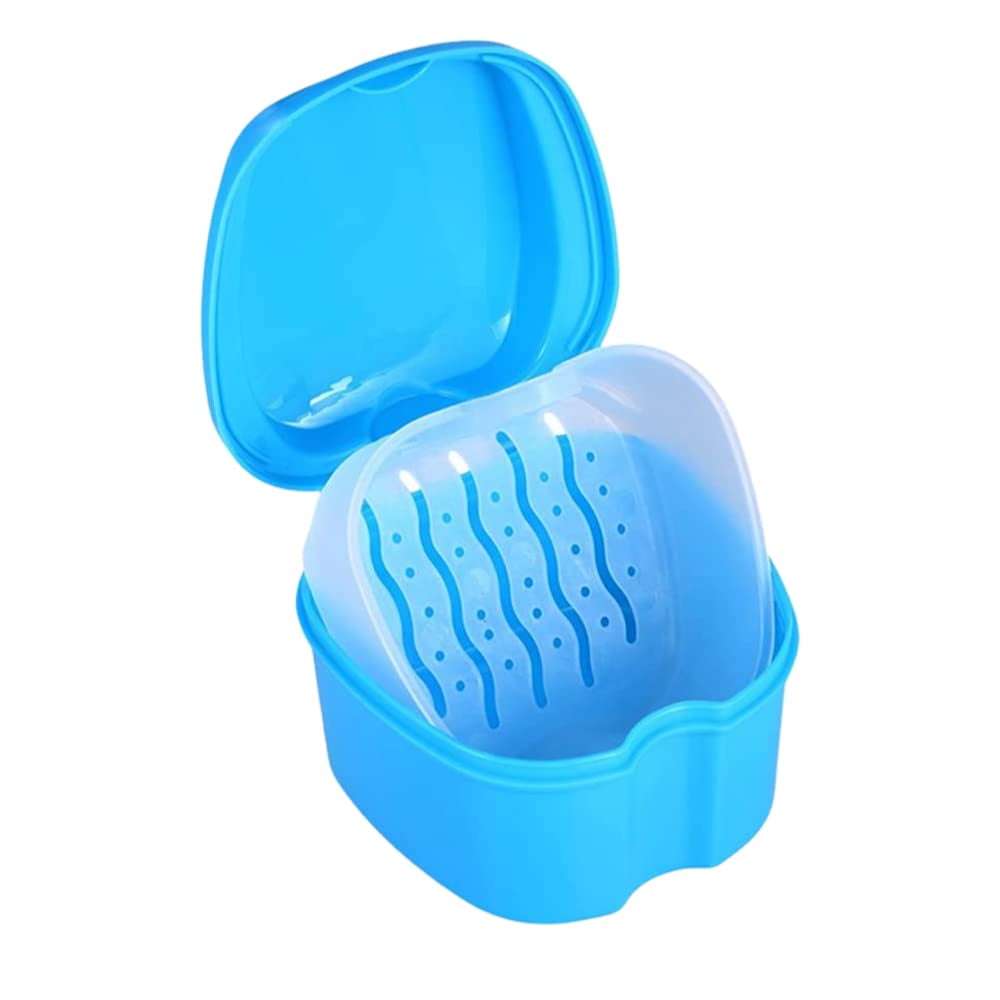 Denture Box Denture Bath Retainer Case Denture Storage Container for ...