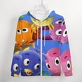 Backyardigans Pullover Zip-up Hoodie Loose-fit Sweatshirt Casual Hooded ...