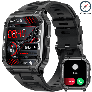 iTech Gladiator Smart Watch Fitness Tracker, Heart Rate, Pedometer ...
