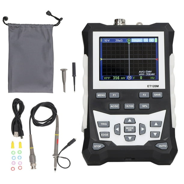 Digital Oscilloscope,Colorful Digital Oscilloscope 120MHz Handheld ...