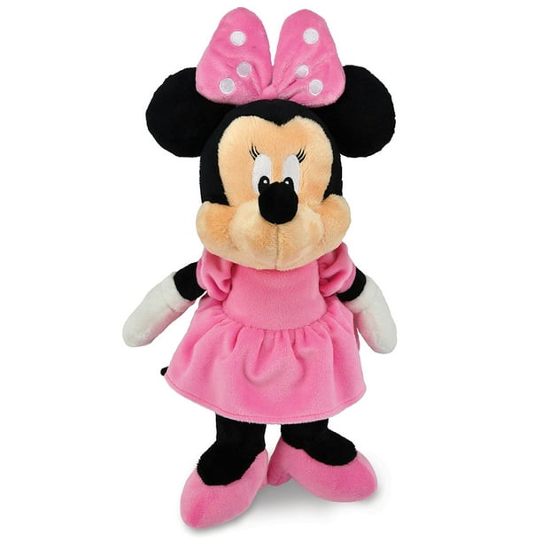 Disney Baby Minnie Mouse Stuffed Animal Plush with Jingle & Crinkle ...