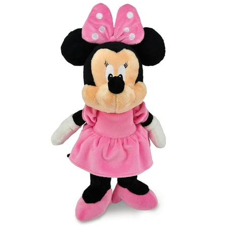 Disney Baby Minnie Mouse Stuffed Animal Plush with Jingle & Crinkle ...