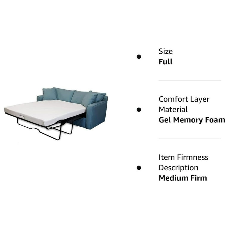 Gel Memory Foam Sleeper Sofa Mattress | Cabinets Matttroy