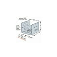 Simpson Strong-Tie ABU88Z 8-Inch x 8-Inch Standoff Post Base ZMAX ...