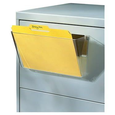 Brenton Studio Unbreakable 3-Pocket Letter-Size Wall Files, Black, Pack ...