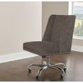 Linon Draper Office Chair, Multiple Colors and Base Options - Walmart.com