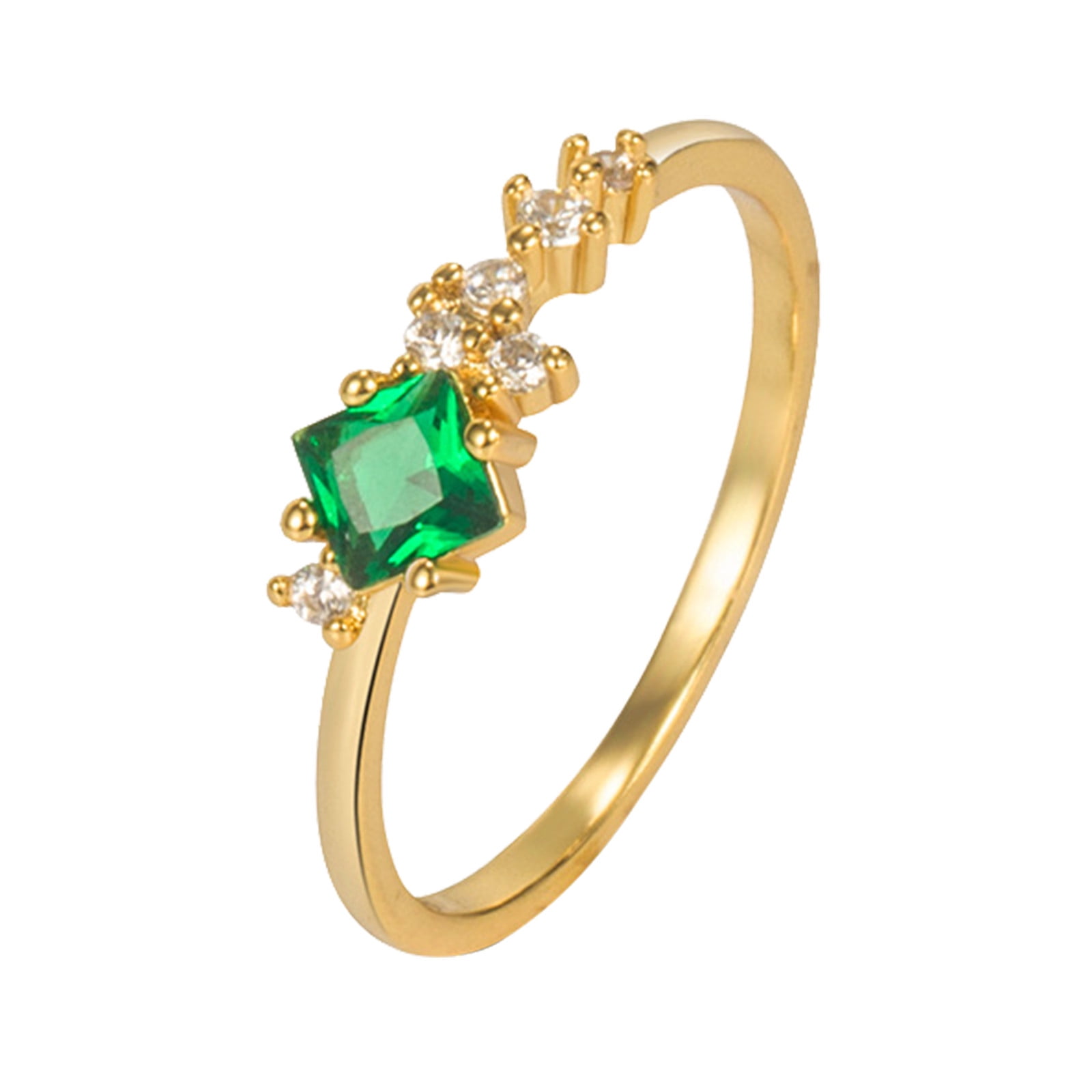 Click here for Riforla Fashion Ring Emeralds Zircon Diamond Ring... prices