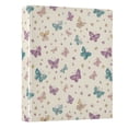 3 Ring Binder with Flattened Metal Clip 1.5" Round Rings Binder ...
