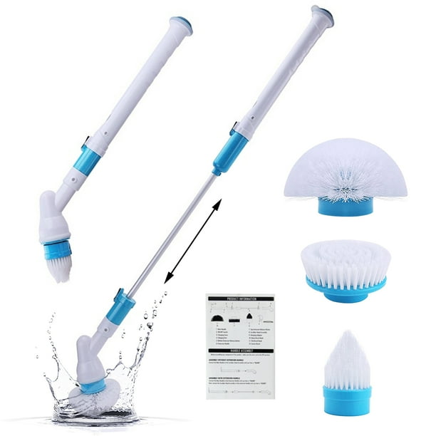 Electric Spin Scrubber, Hurricane Spin Scrubber with 3 Replaceable ...