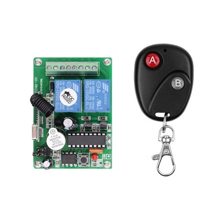 Bean_433 315 Mhz Dc 12 V 2 Way Controller Receiver + 5 Wireless ...