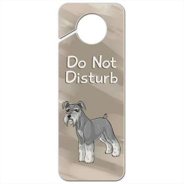 Do Not Disturb Service Dog in Room Plastic Door Knob Hanger Sign ...