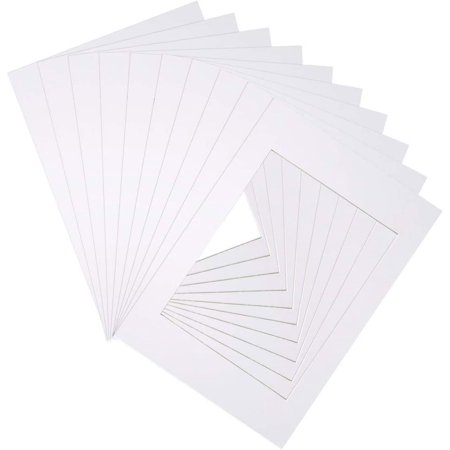 10 Piece Picture Mounts,White Photo Mounts Frame Mounts A4 Picture ...