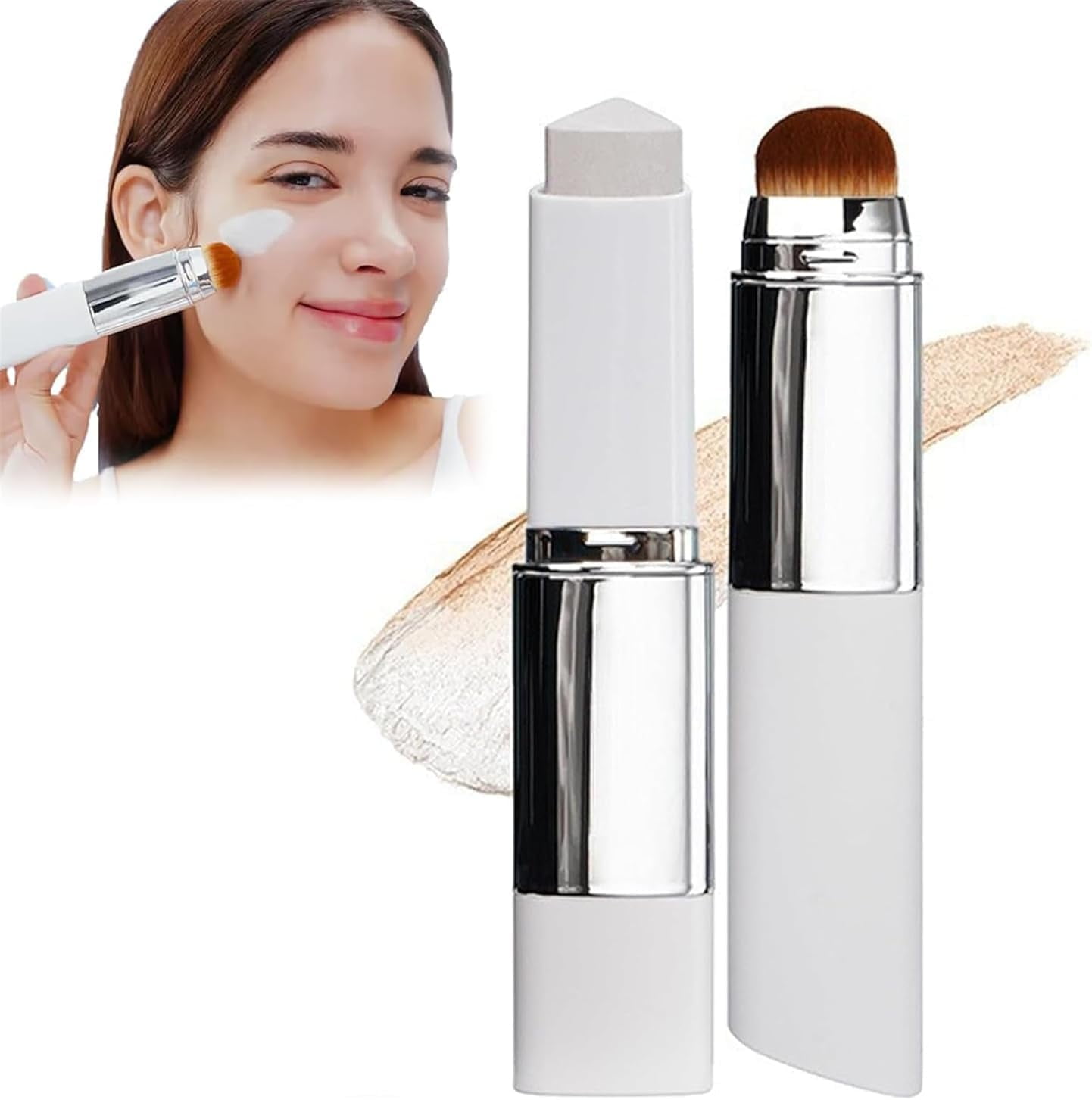 1 piece, concealer white Korean foundation stick, Korean color-changing ...