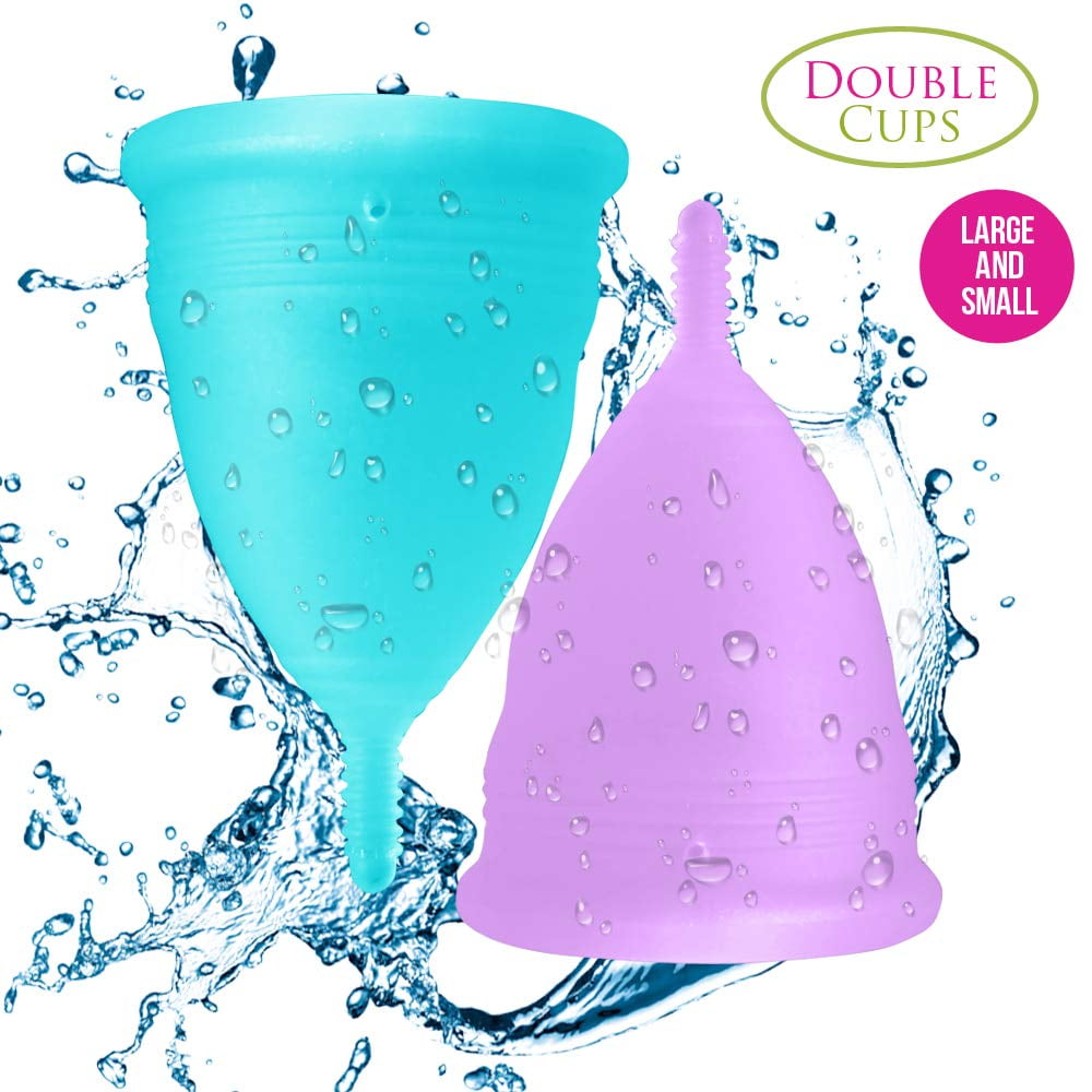 Blossom Menstrual Cups Reusable Silicone Cup (L-Blue | S- Purple ...