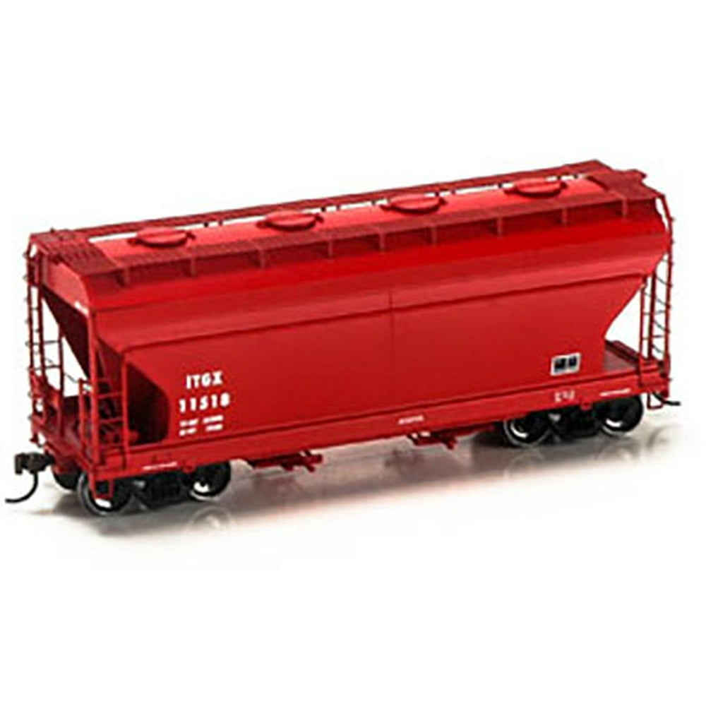 Athearn HO Scale ACF 2970 Covered Hopper ITGX (Bright Red) #11518 ...