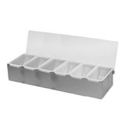 KOVOT Ceramic BBQ Condiment Set And Tray - Includes 4 Canisters, A Tray ...