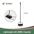 Eyliden Hand Push Carpet Sweeper, Non-Electric, Black for Carpet ...