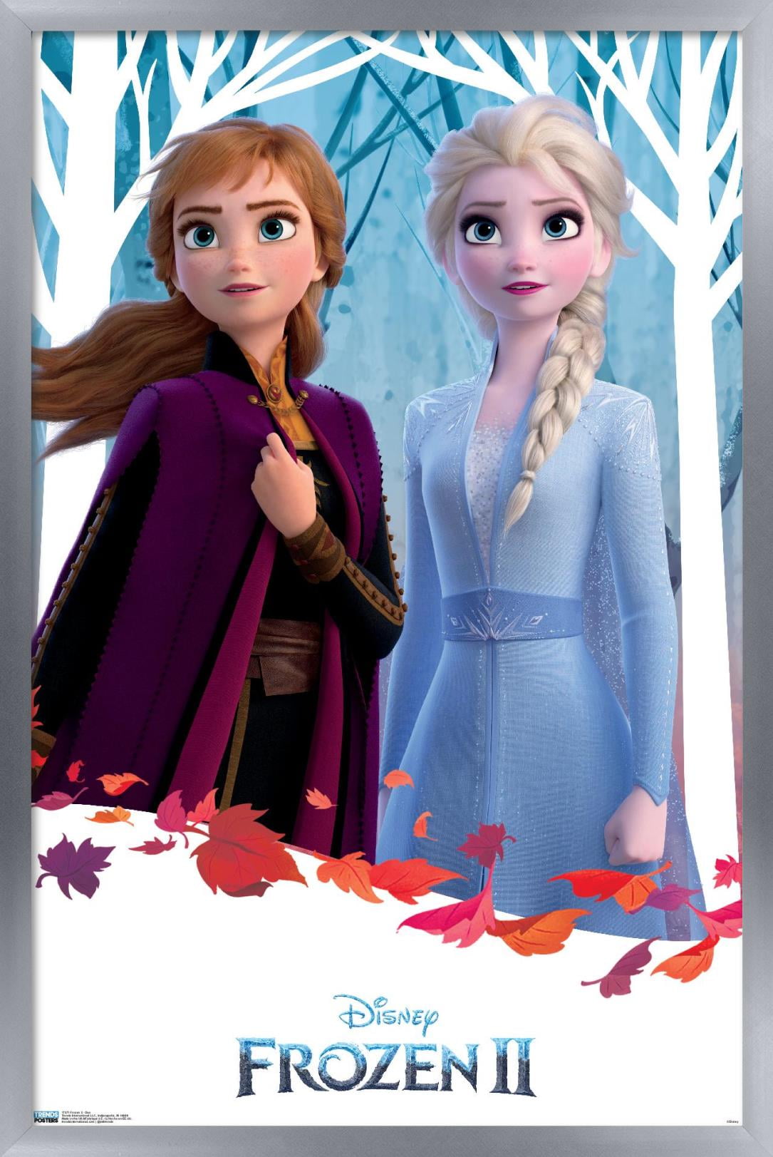 Disney Frozen 2 - Duo Wall Poster, 14.725" x 22.375", Framed - Walmart.com
