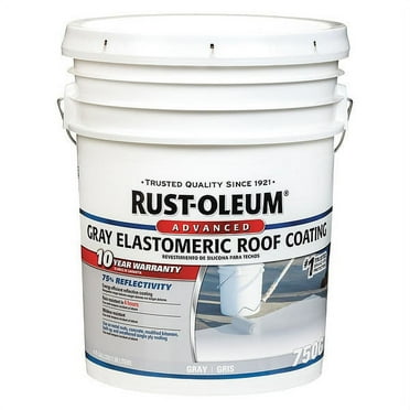 White, Rust-Oleum Elastomeric Roof Coating, Gallon - Walmart.com