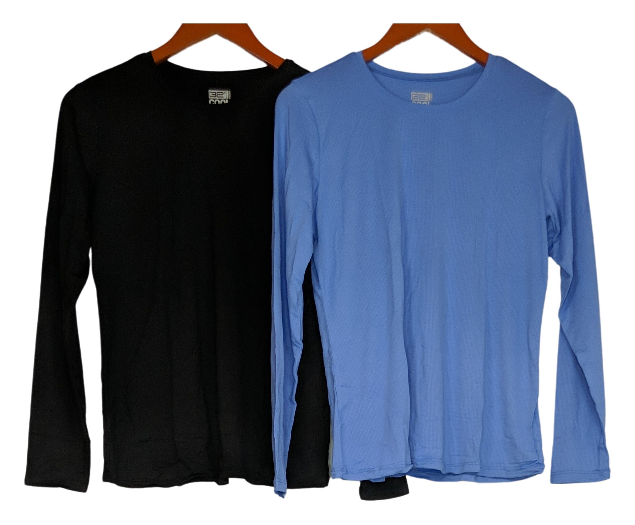 32 Degrees Women's Top Sz M Ladies' Long Sleeve Air Mesh Tee 2-Pack ...