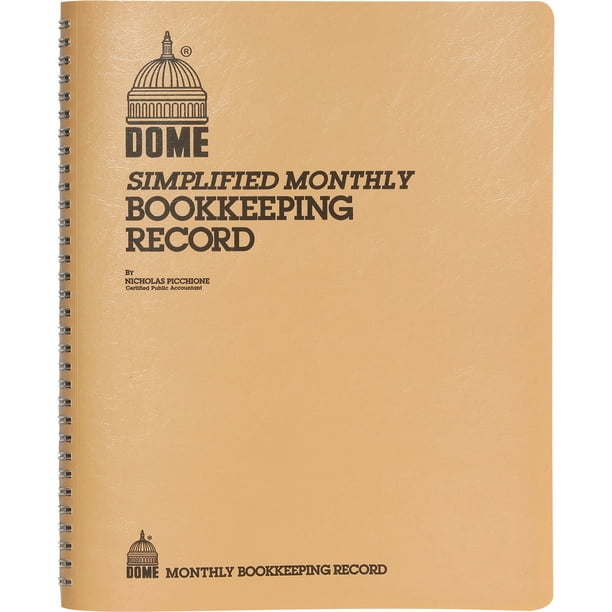 Dome, DOM612, Bookkeeping Record Book, 1 Each - Walmart.com