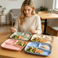 BPPEG Unbreakable Wheat Straw Dinner Plates for Healthy Eating - 10 ...