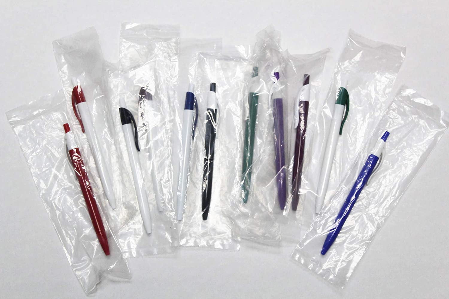 HEY SALES BULK DISPOSABLE INDIVIDUALLY POLY BAGGED WHOLESALE BALLPOINT ...
