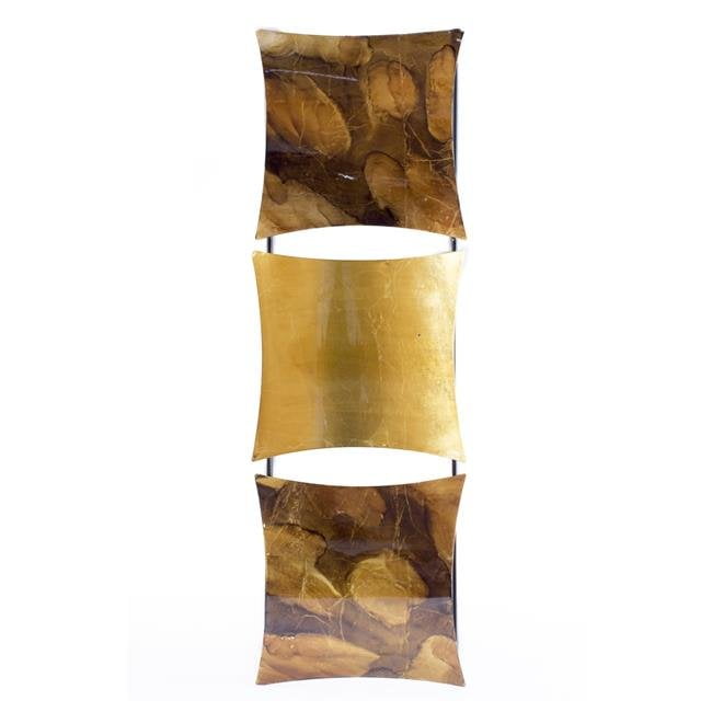 Concave Vertical 3-Panel Metal Wall Decor, Multi Color - Walmart.com