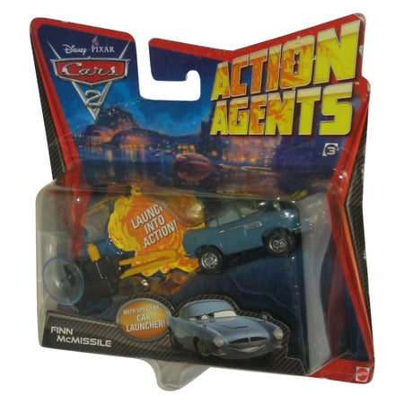 Disney Pixar Cars 2 Action Agents Finn McMissile w/ Spy Gear Launcher ...