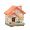 wutoase Mini Resin House Figurine, Miniature Building Model for Fairy ...