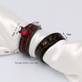 Matching Rings Couple Rings 1CT Red Cz Wedding Ring Sets Black Gold ...
