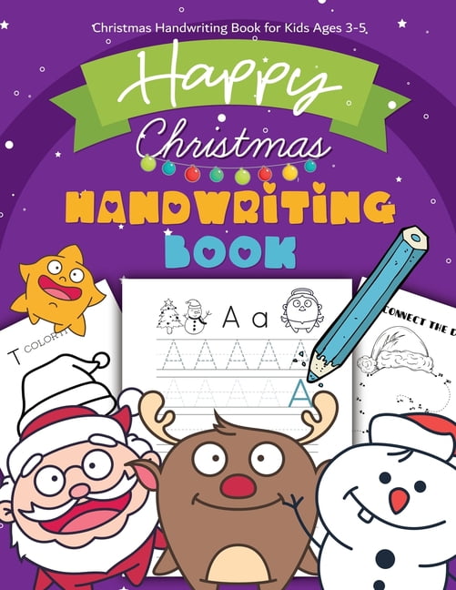 Christmas Handwriting Practice Book for Kids 3 Digital Prints Art ...