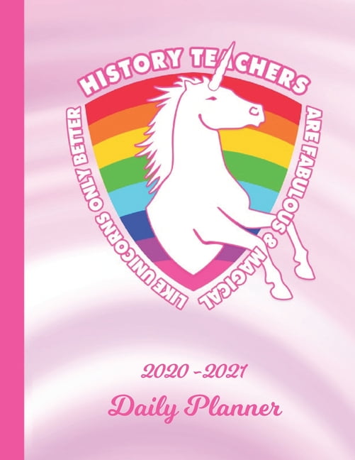 Daily Planner : History Teacher White 1 Year Organizer (12 Months ...