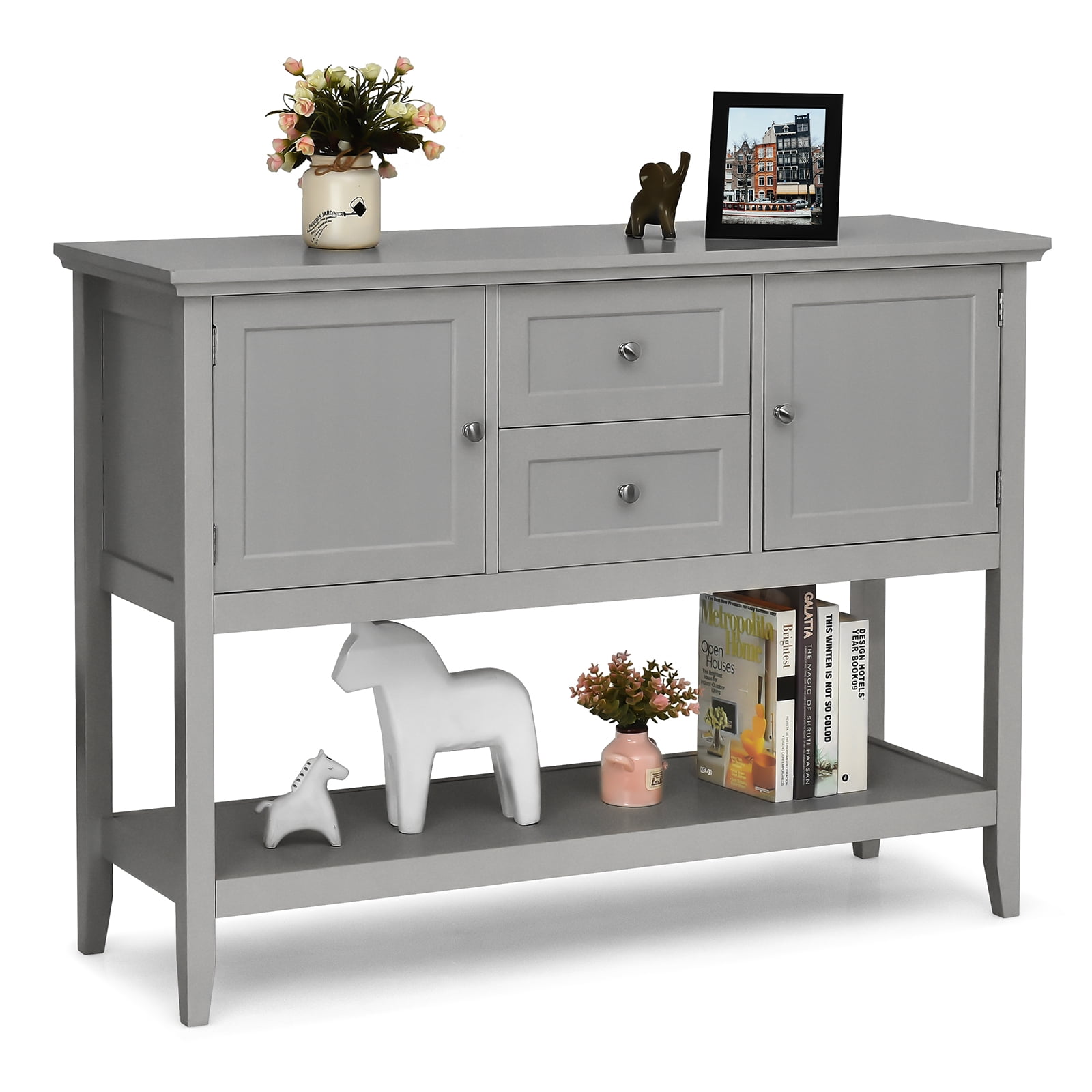 Click here for Patiojoy Buffet Cabinet Sideboard Wooden Console T... prices