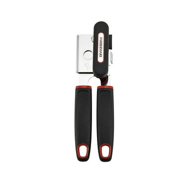 Farberware Hands-Free Battery-Operated Black Can Opener in Red ...
