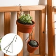 vnanda No Screws Potting Rack Hook Metal Potting Rack Hook Simple ...