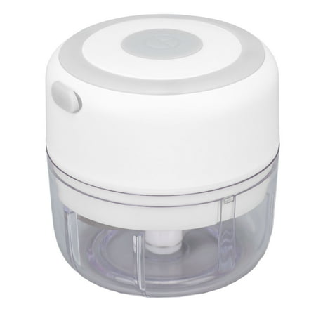 Electric Mini Garlic Chopper,USB Rechargeable 100ml Stainless Steel ...