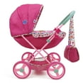 Baby Alive Deluxe Doll Stroller Unisex 3 to 11 Years, Pink & Rainbow ...