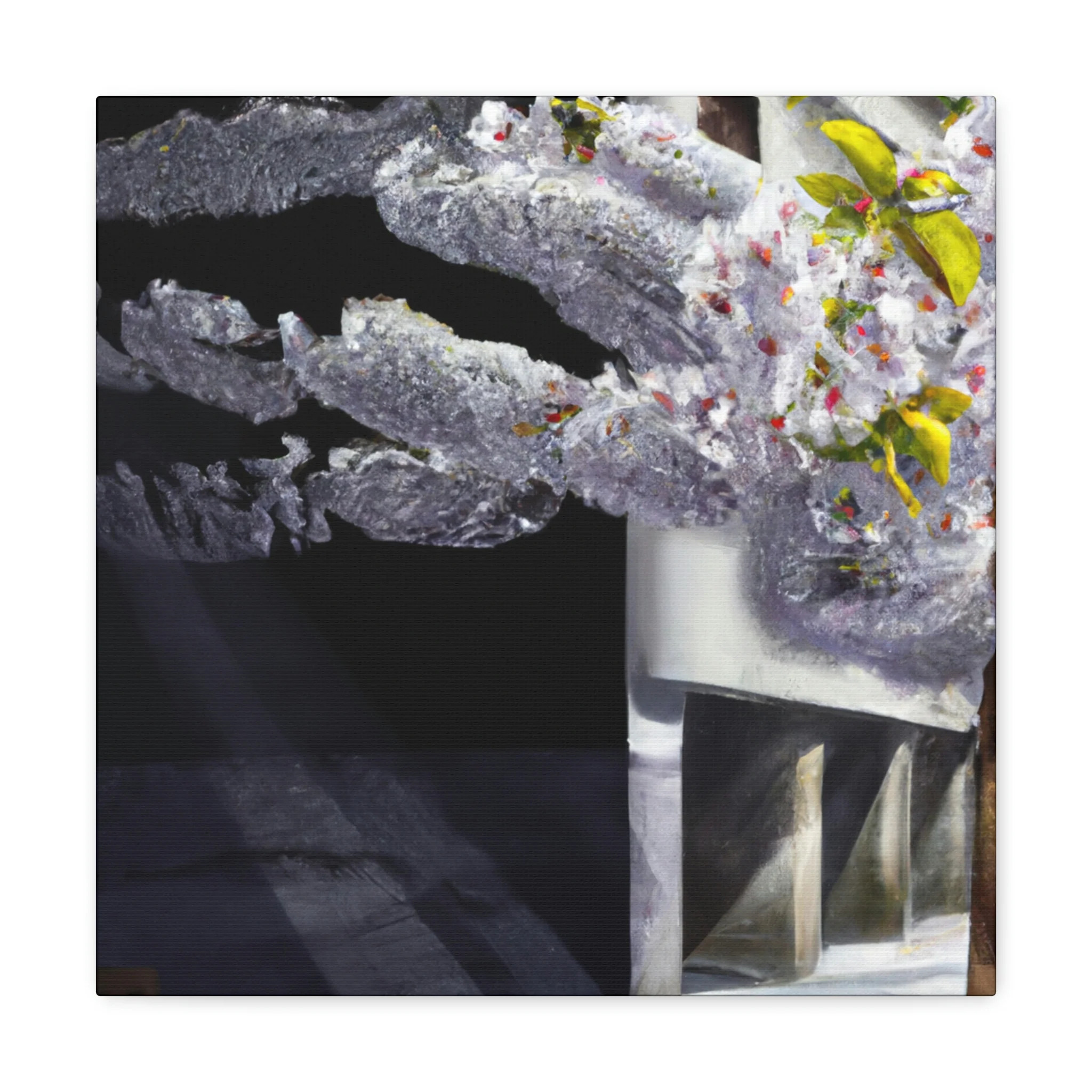Cherry Blossom Reflection - Canvas - Walmart.com