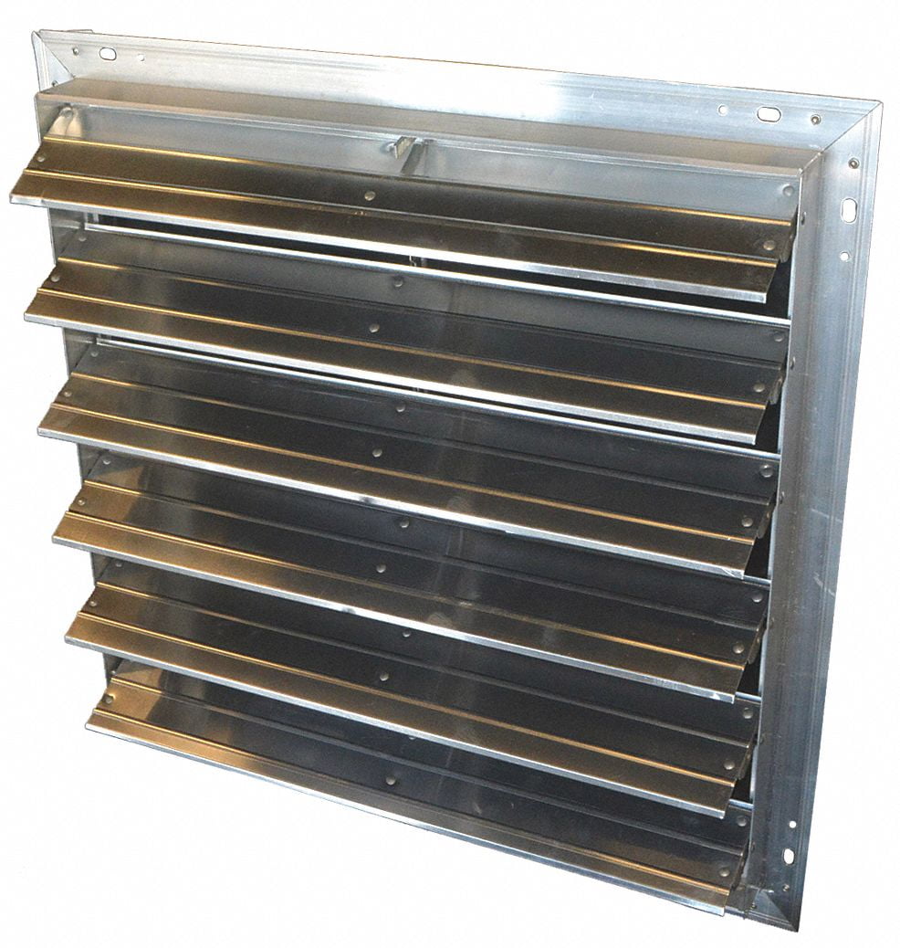 Dayton Intake Shutter,Vertical,Aluminum,48 in. SA48SW - Walmart.com