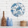 10" Artistic Round Wall Decorative Desk Clock Wall Clock Home Decor Sea ...