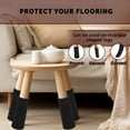 Morvat Black Furniture Leg Socks for Table, Chairs, & Furniture, Small ...