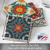 Thirstystone "Spanish Villa" 4-Pack Assorted Tumbled Tile Coasters ...