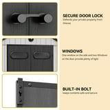 YINTATECH Large 8x8t Outdoor Storage Shed resin storage shed with floor ...