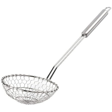 Strainer Ladles for Cooking Stainless Steel Wire Mesh Colander Kitchen ...