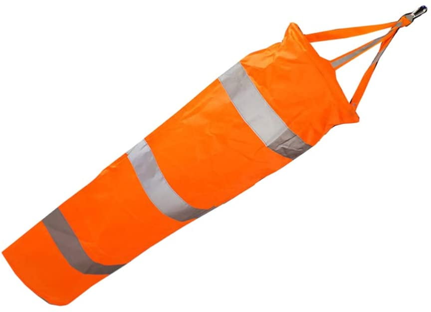 Airport Fluorescent Windsock Durable Rip Stop Wind Sock with Reflective ...
