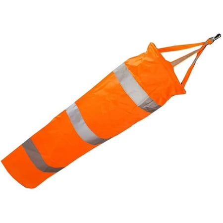 Airport Fluorescent Windsock Durable Rip Stop Wind Sock with Reflective ...