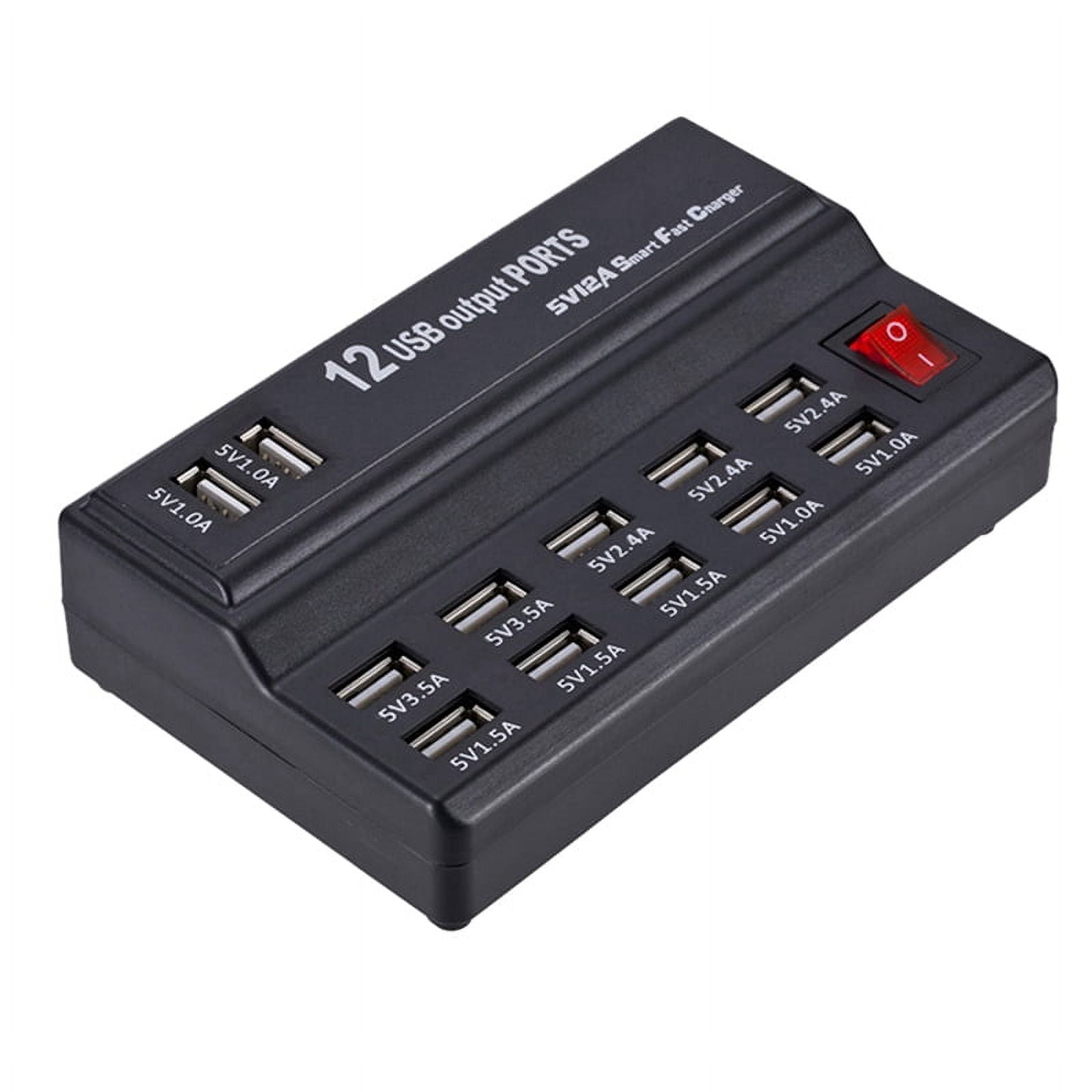 Cargador universal USB multipuerto para teléfono móvil, 5 V, 2,4 A ...