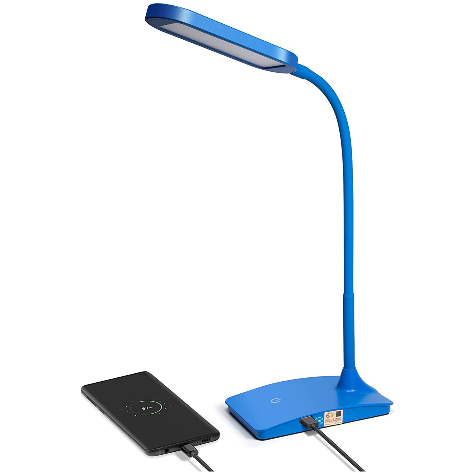 TW Lighting LED Desk Lamp with USB Charging Port Dimmable Study Home ...