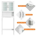 Easyfashion Free-Standing Toilet Storage Cabinet Bathroom Storage Rack ...